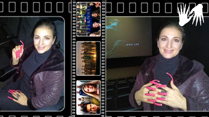 🎞️ Going to the cinema on the weekend - Lora Long Nails
