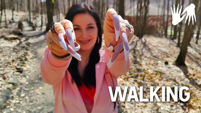 LONG NAILS 🌷Spring FOREST - Lora Long Nails