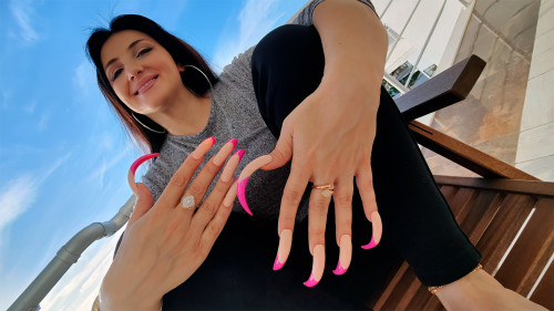 42 photos for video "Long toenails and a Sea view" - Lora Long Nails
